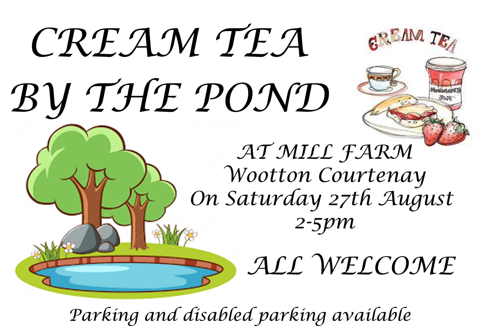 Mill Farm Cream Teas – Wootton Courtenay