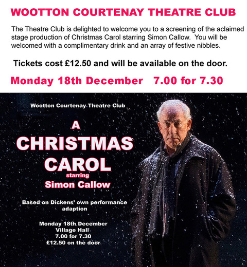 ‘A Christmas Carol’ Screening – Wootton Courtenay