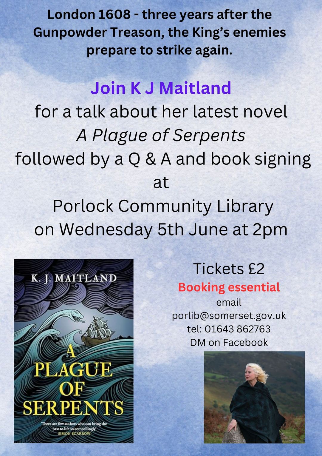 Porlock Community Library Talk – Wootton Courtenay