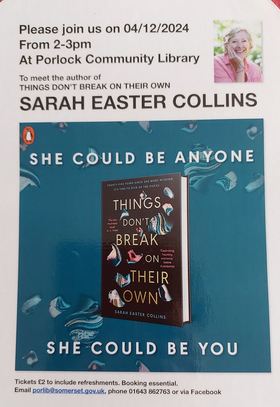 Talk by Sarah Easter Collins – Wootton Courtenay